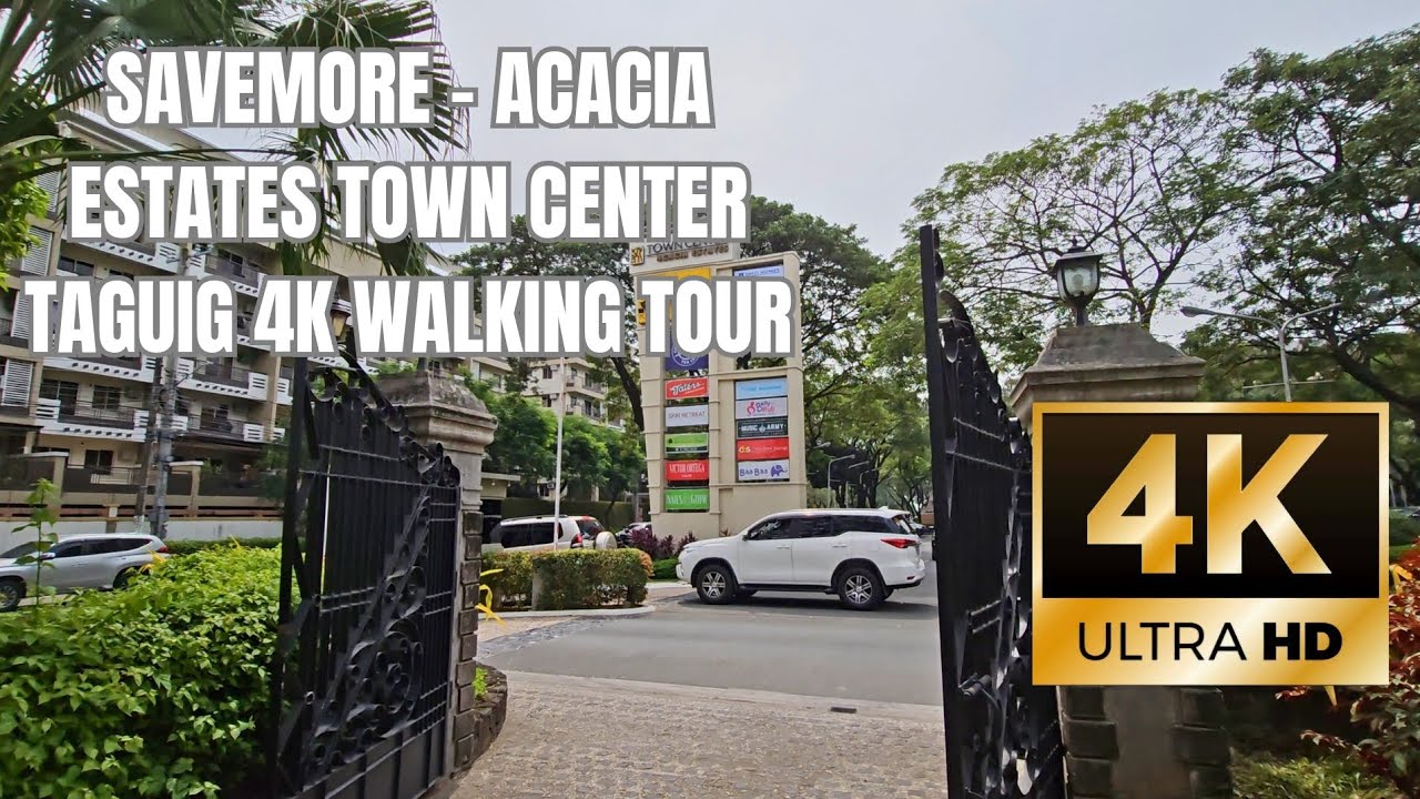 Savemore Acacia Estates Town Center Taguig 4K Walking Tour 2025 - YouTube