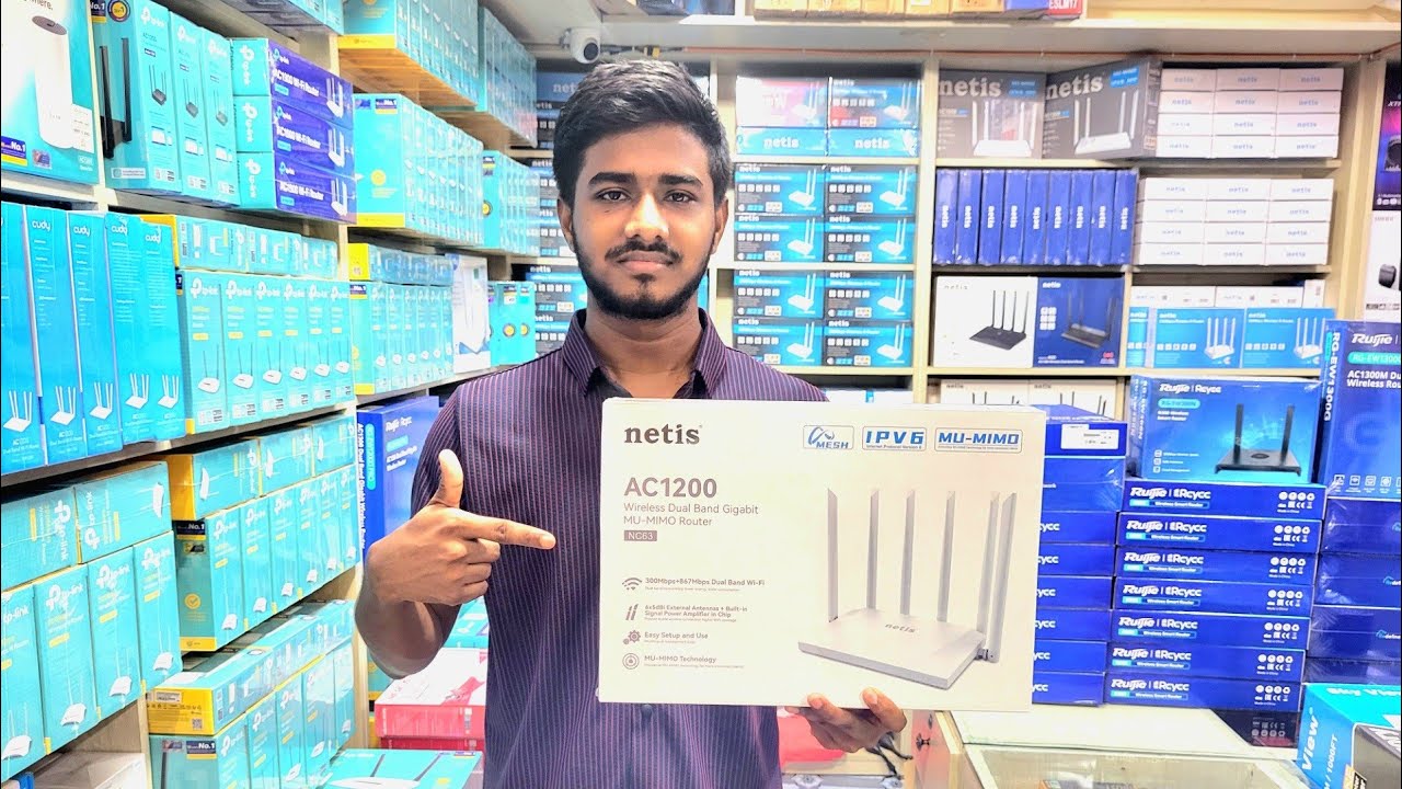Netis AC1200 NC63 Dual Band Gigabit Router Unboxing & Bangla Review ...