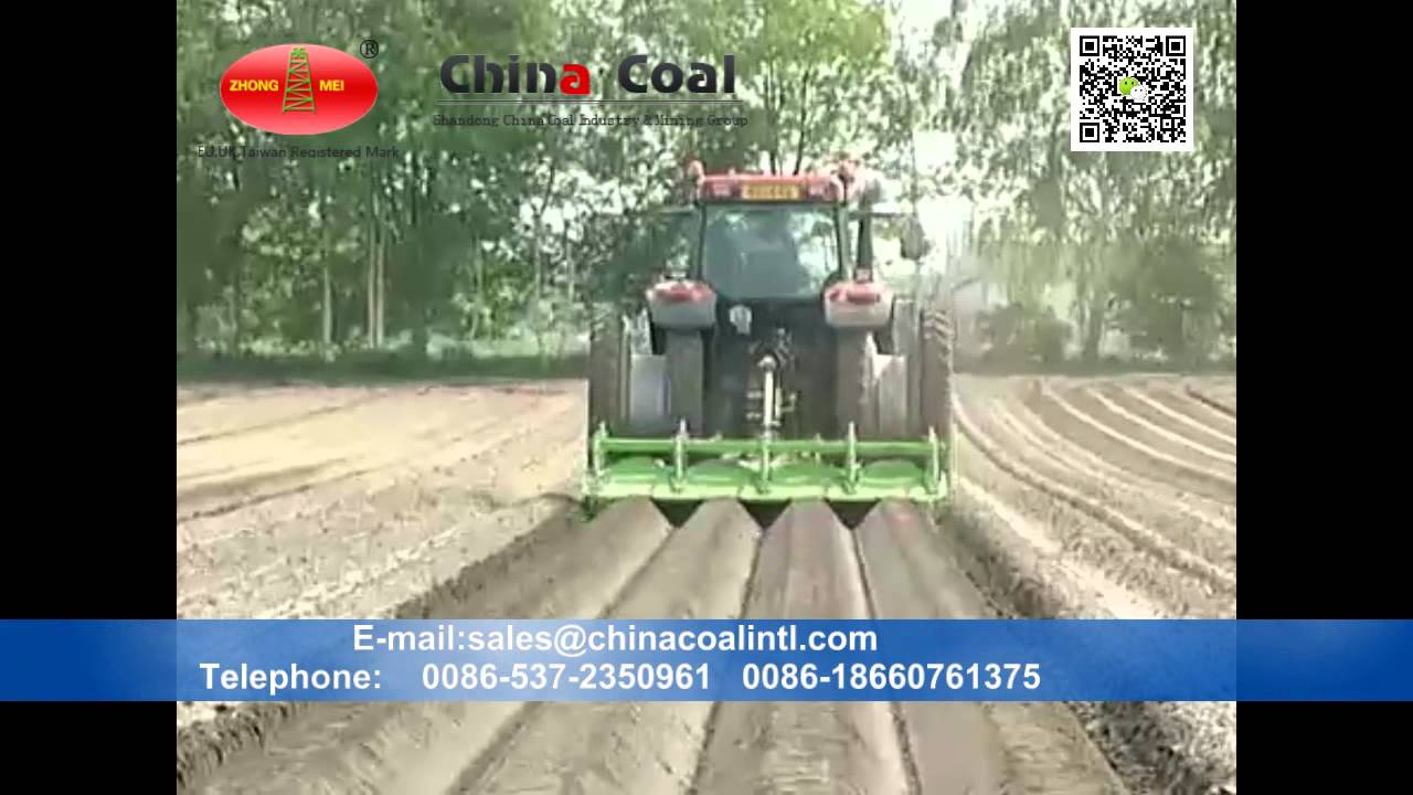 potato ridging machine - YouTube