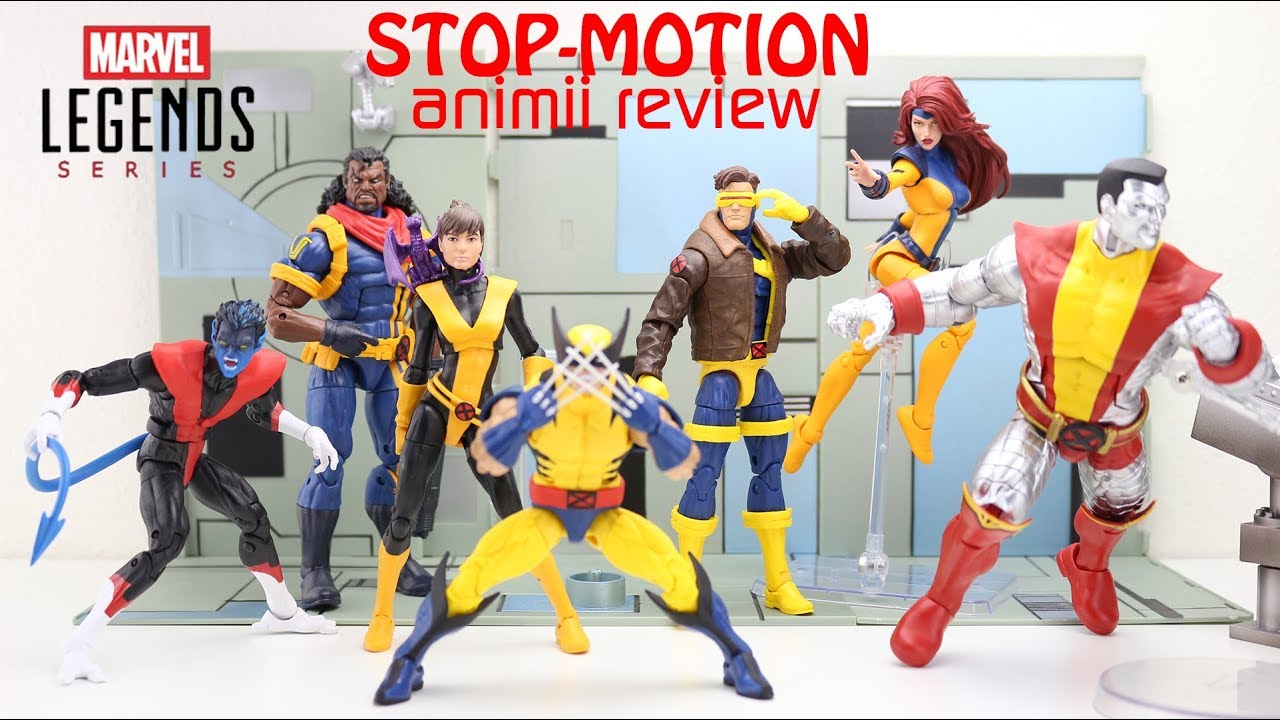 MARVEL LEGENDS - X-MEN Wolverine, Jean Grey, & Cyclops STOP-MOTION ...