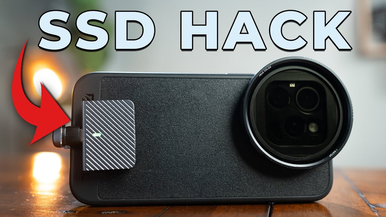 Minimalist Iphone 15 Pro Max SSD setup (For Filmmakers) - YouTube