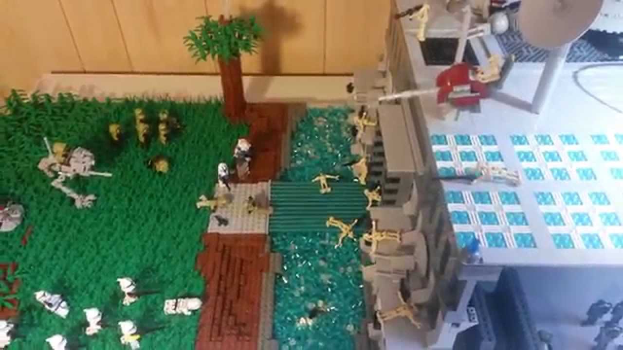 HUGE LEGO Star Wars The Clone Wars Droid Base On Alaris Prime MOC - YouTube