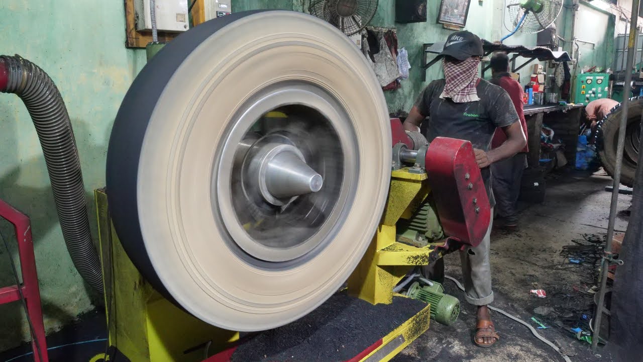 See How Old Truck Tyres Are Retreaded So They Can Be Used Again | Tyre ...