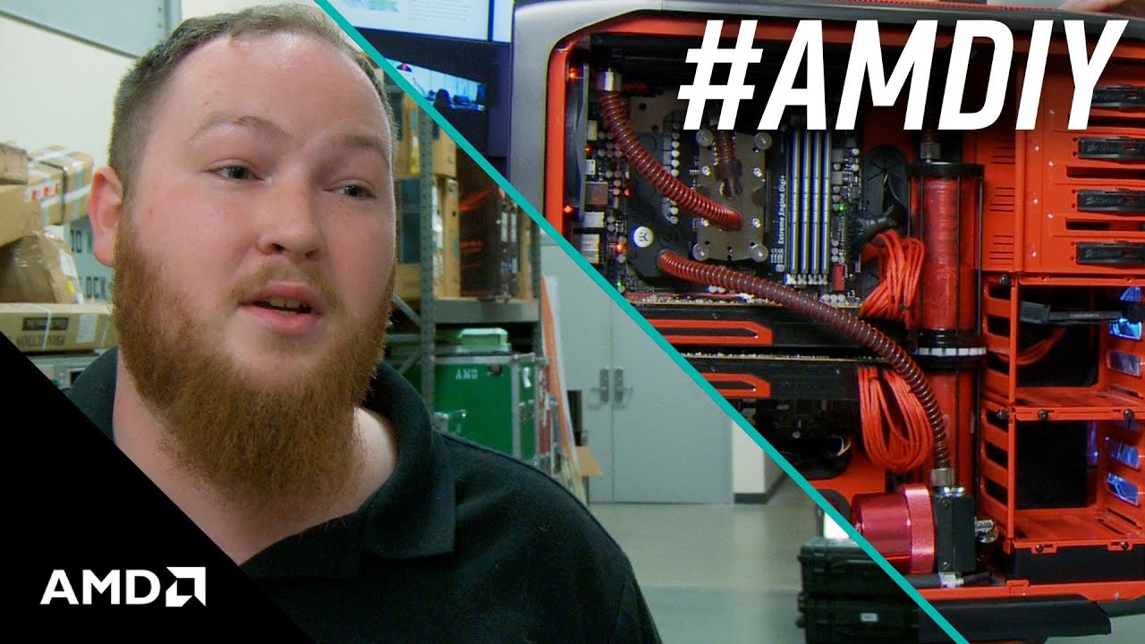 AMDiy – Brandon’s AMD Radeon™ Red Gaming Rig - YouTube