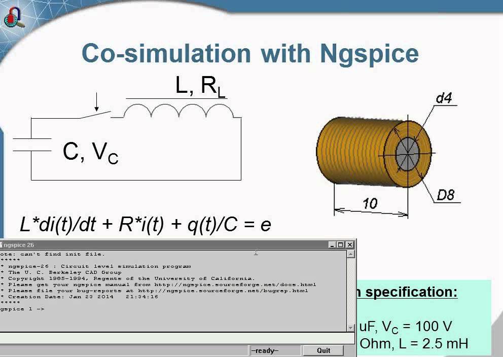 QuickField Sample: Capacitor discharge - YouTube