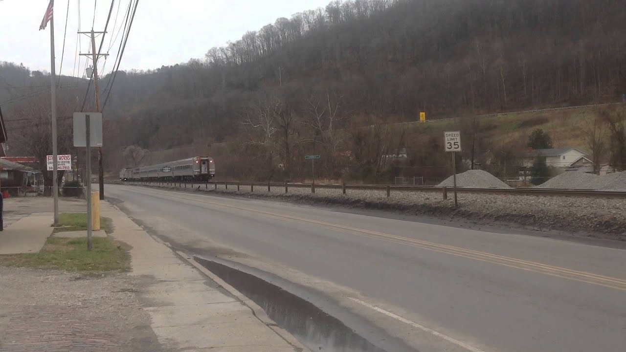 Amtrak 50 with Phase II Amtrak No. 66 - Chelyan WV - YouTube