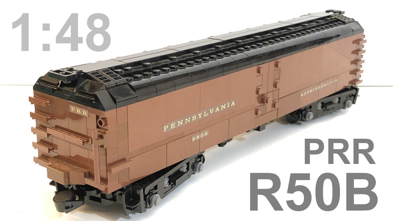 LEGO 1:48 LEGO Pennsylvania Railroad R50b Express Reefer (Power Car ...