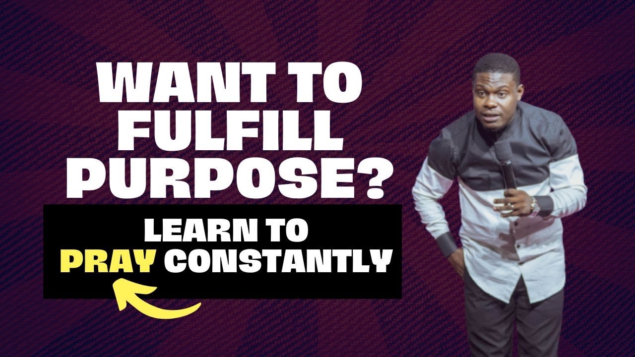 Understand The Place Of Prayer In Destiny Fulfilment | Pastor Timi ...