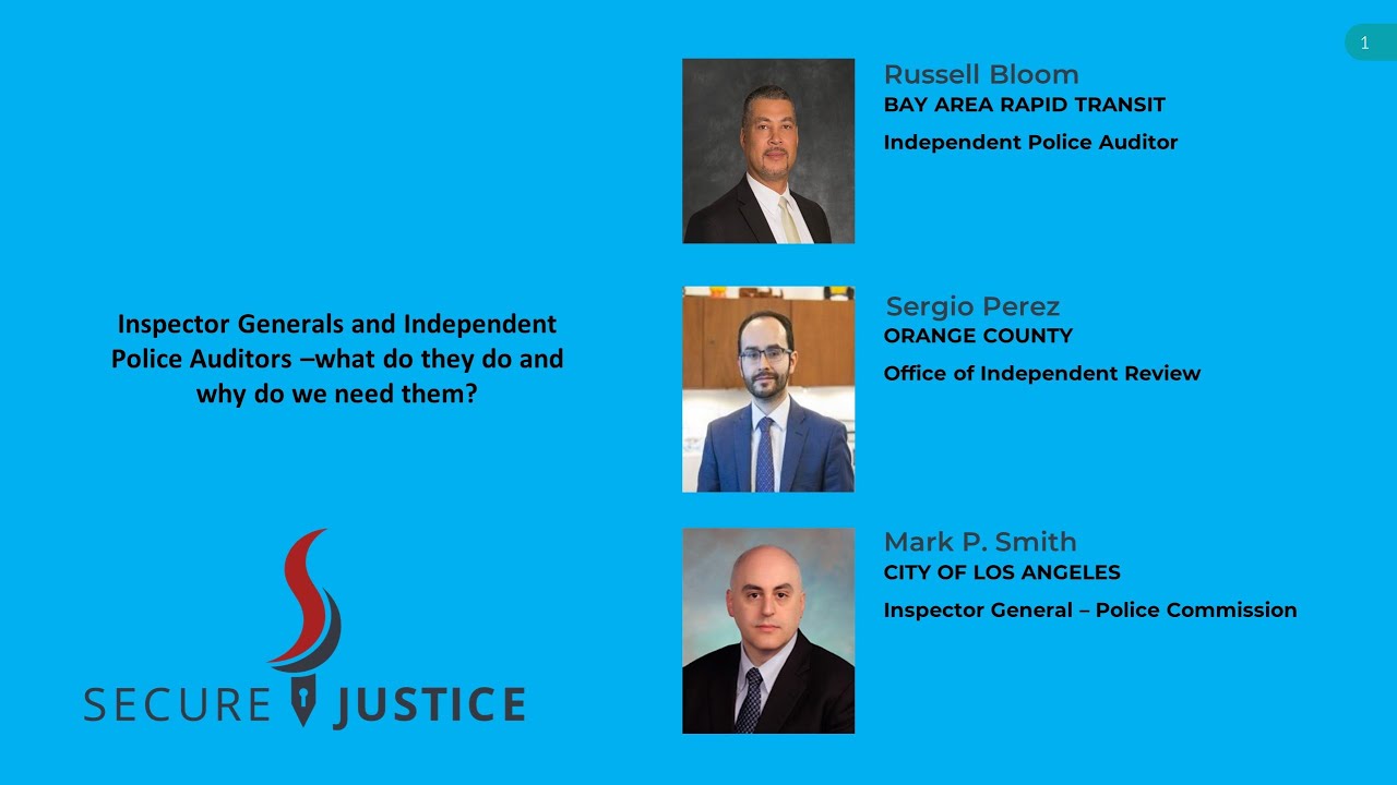 Inspector Generals & Independent Police Auditors - YouTube