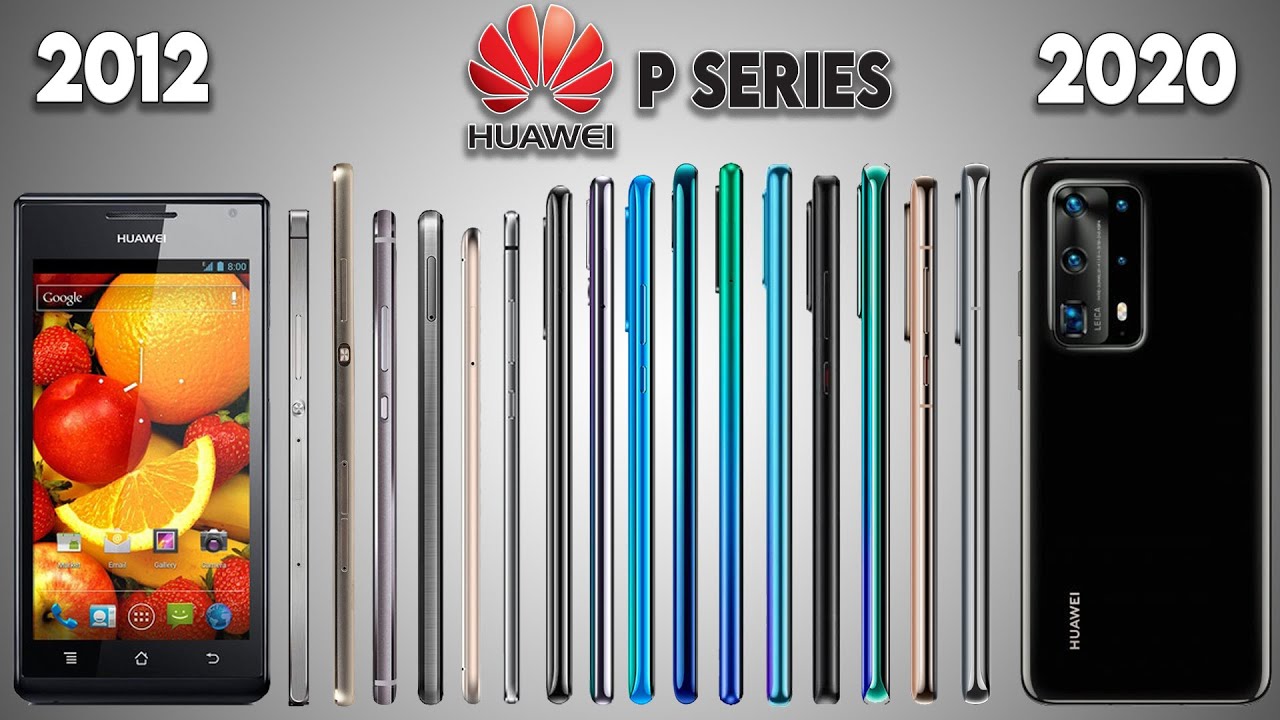 Evolution of Huawei P Series 2012 to 2020 - YouTube