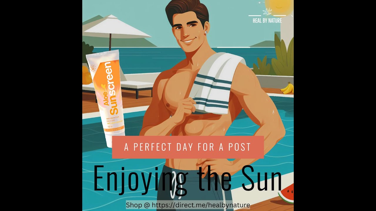 Enjoy the Sun Safely with Aloe Sunscreen - YouTube