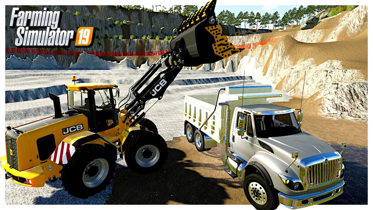 MINING MONEY, HUGE OPEN PIT MINING | Farming Simulator 19 - YouTube