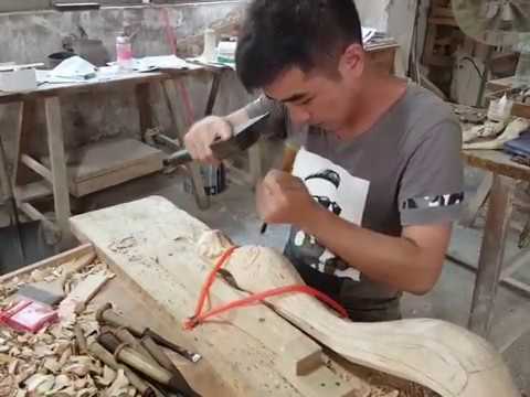 Chinese carpenter - YouTube