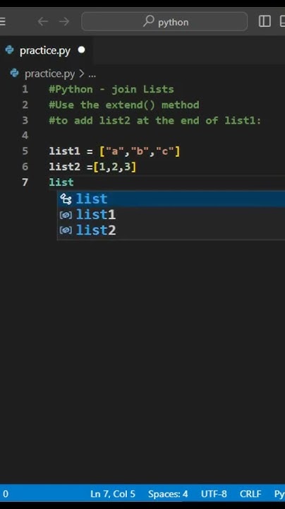 Python join List #python #pythonprogramming #code #coding #programming #pythoncoding - YouTube