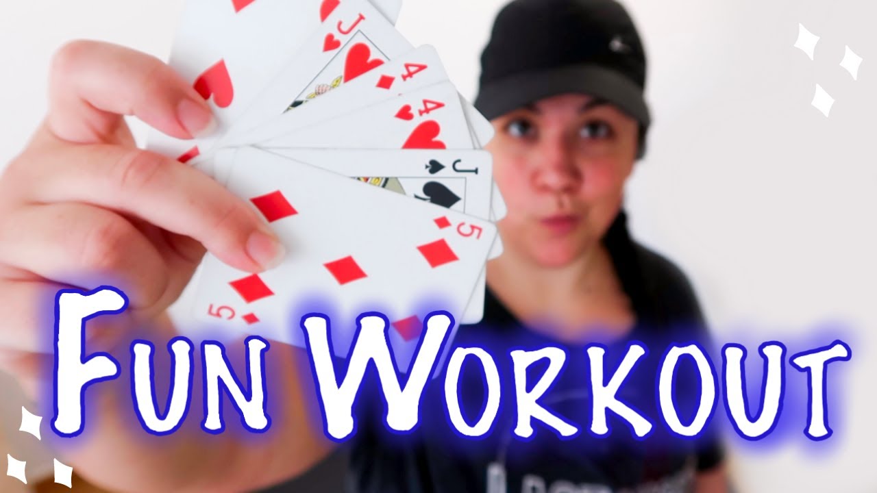 FITNESS CARD GAME | Fun Workout at Home | JennEfinnee - YouTube