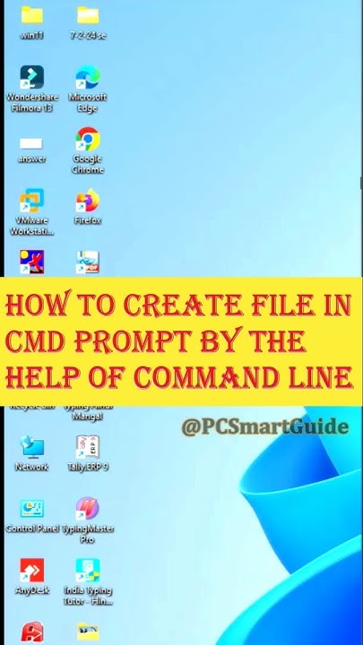 HOW TO CREATE FILE IN COMMAND PROMPT BY THE HELP OF COMMAND LINE ...