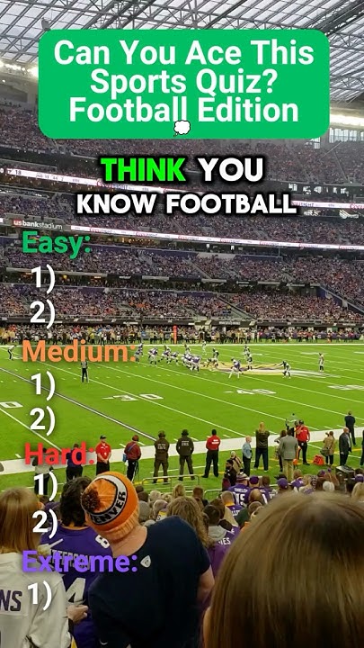 Can You Tackle This Football Quiz? Test Your Skills! - YouTube