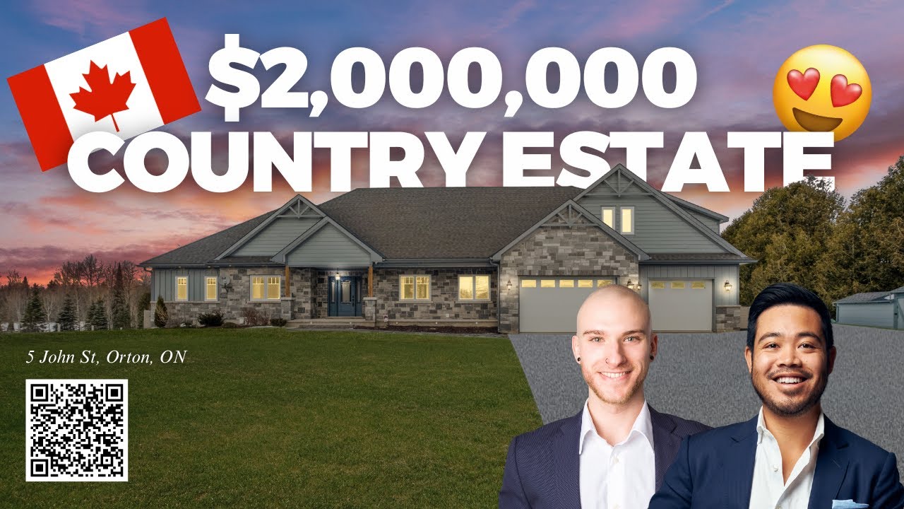 $2,000,000 COUNTRY ESTATE | Orton, Ontario, Canada - YouTube