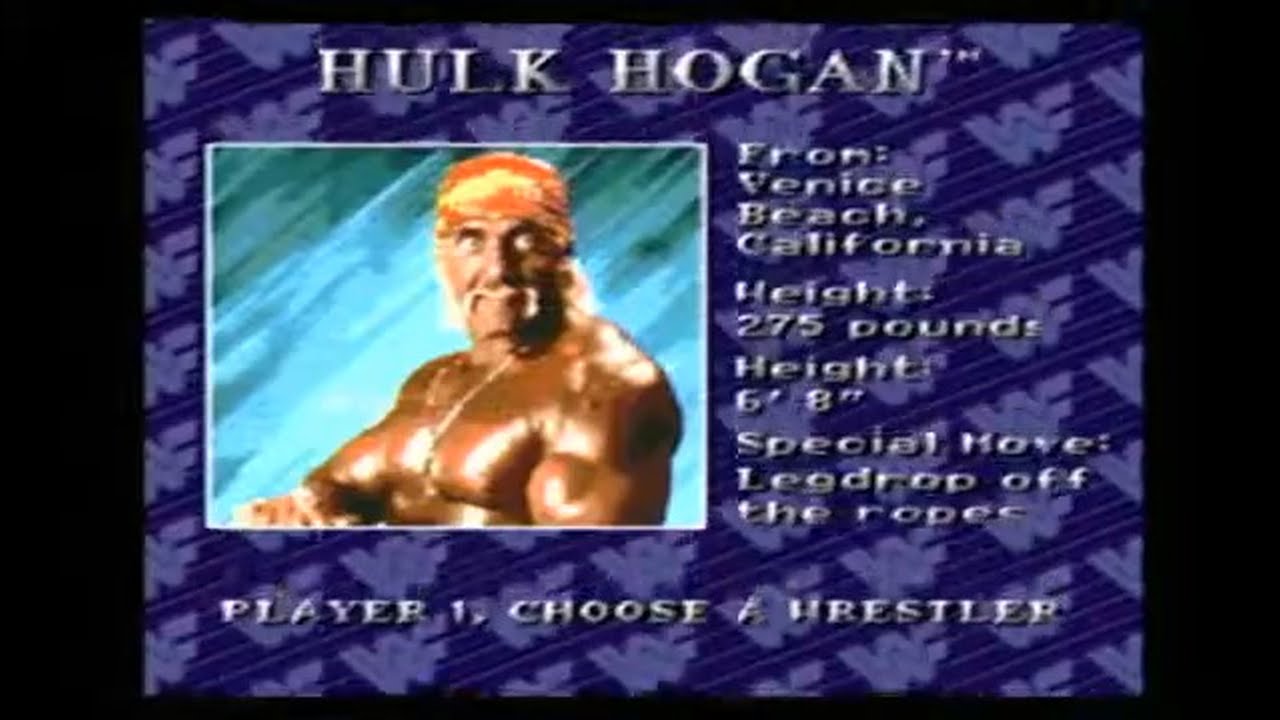 WWF Royal Rumble, Sega Genesis Music - Hulk Hogan Theme - YouTube