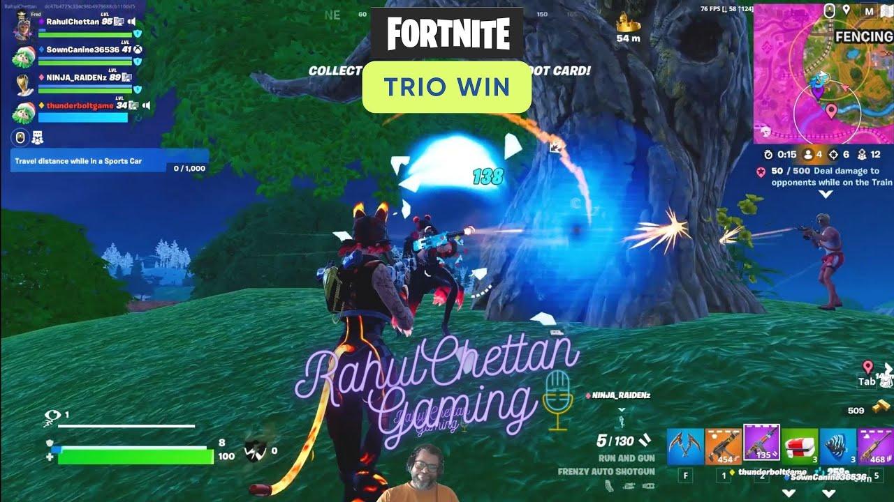 Fortnite Trio win, getting that last kill was too satisfying - YouTube