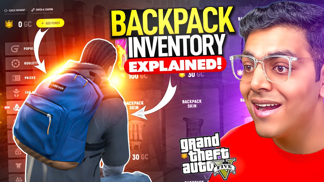 Backpack Vs Inventory In Grand RP | Backpack Skins Explained ...