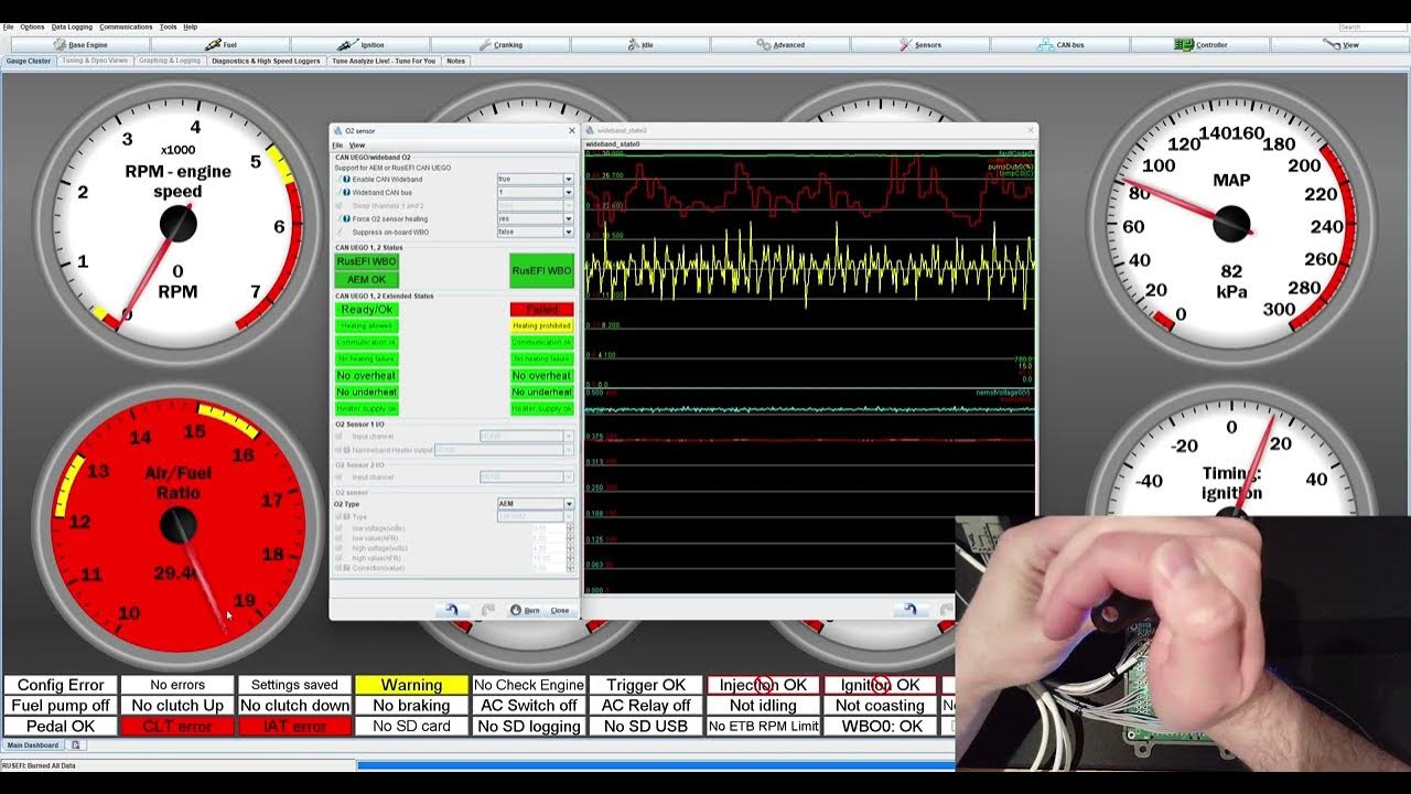 RUSEFI UAEFI Onboard Wideband Setup and Overview | CAN Bus Settings and Wiring - YouTube