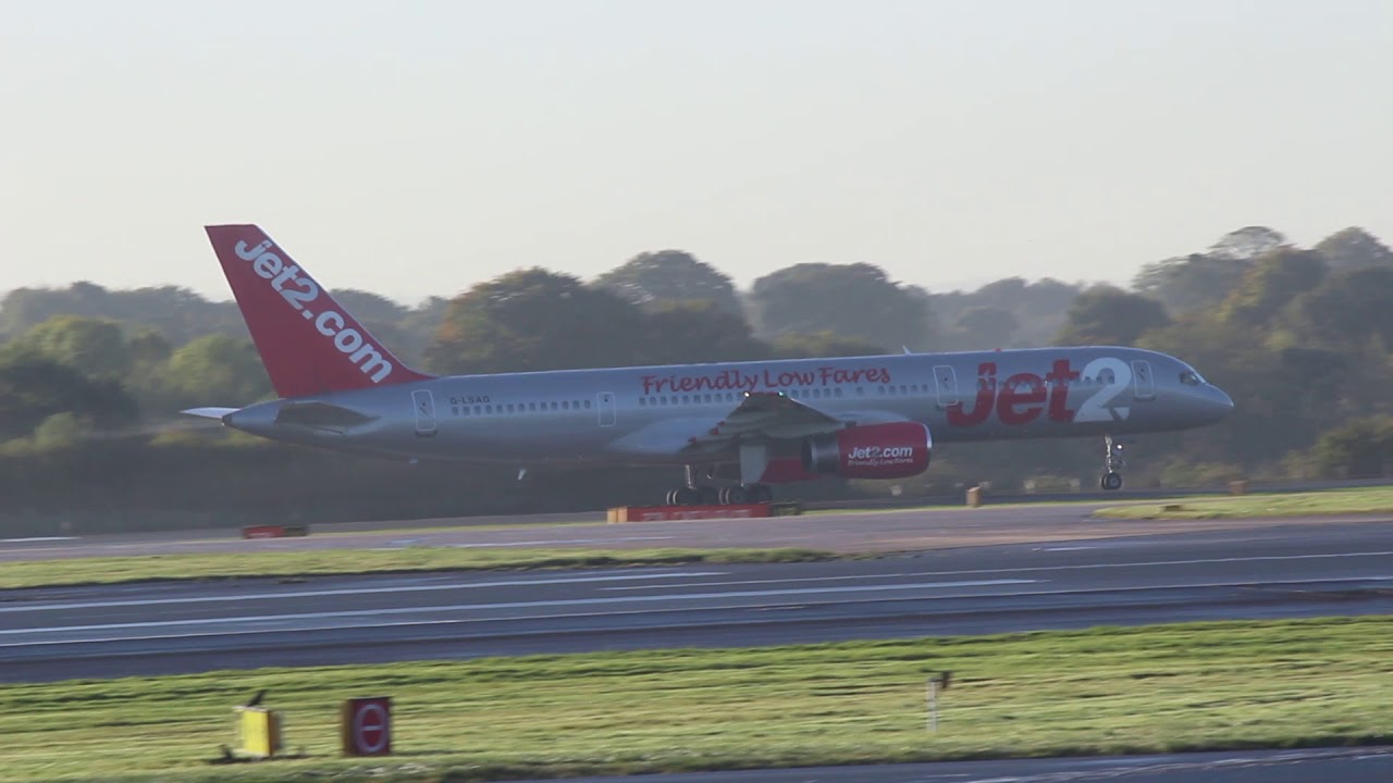 Jet2 B757 Manchester October 2017 - YouTube