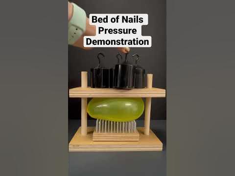 Bed of Nails Pressure Demonstration - YouTube