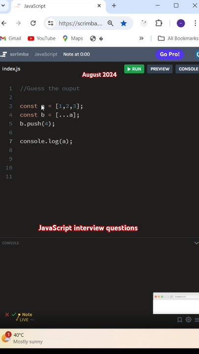 JavaScript interview questions #javascript #programming #webdevelopment #softwareengineer # ...