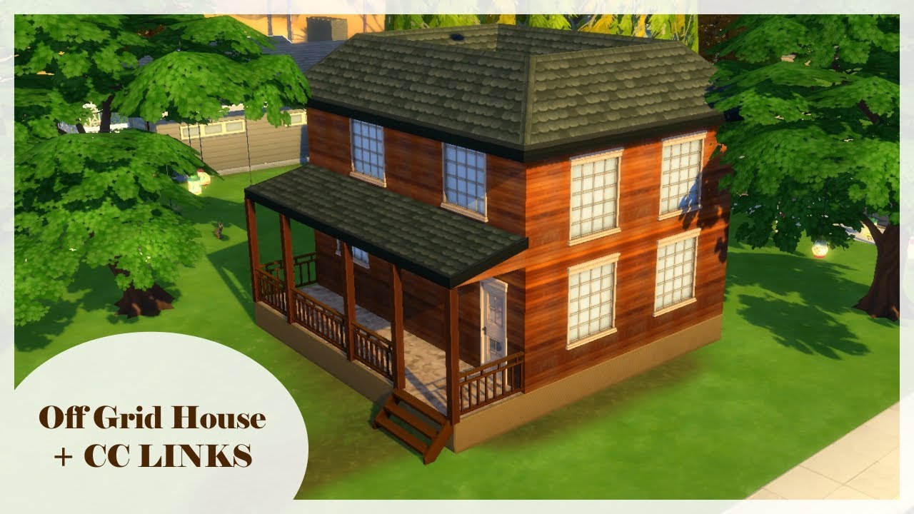 Off Grid House CC LINKS Sims 4 Speed Build YouTube off-grid-house-cc-links-sims-4-speed-build-youtube