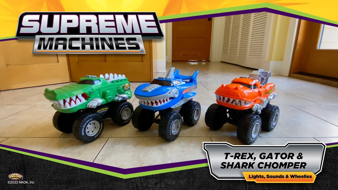 Supreme Machines' T-Rex, Gator, & Shark Chompers: Battery Operated ...