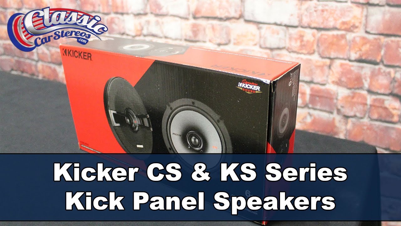 ClassicCarStereos - Kicker Kick Panel Speaker Showcase - YouTube