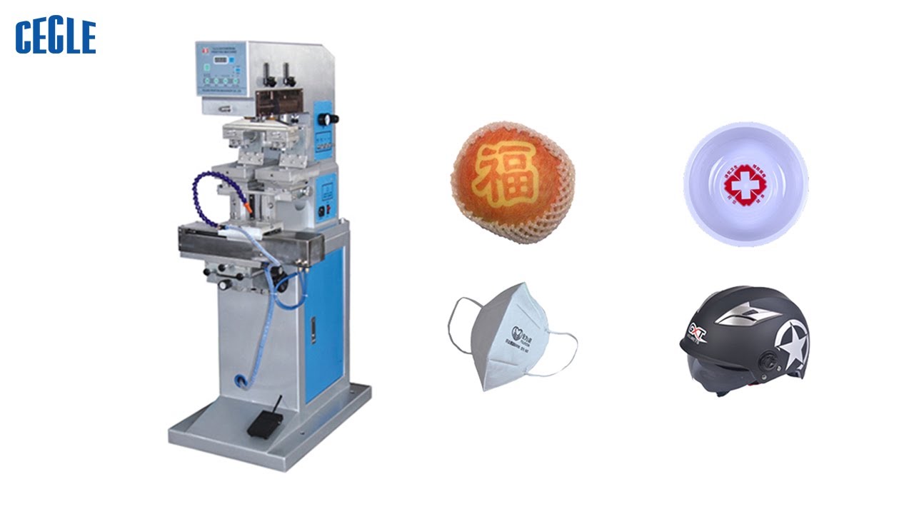 Two-color pad printing machine,pad printing plastic,automatic 2 color ...