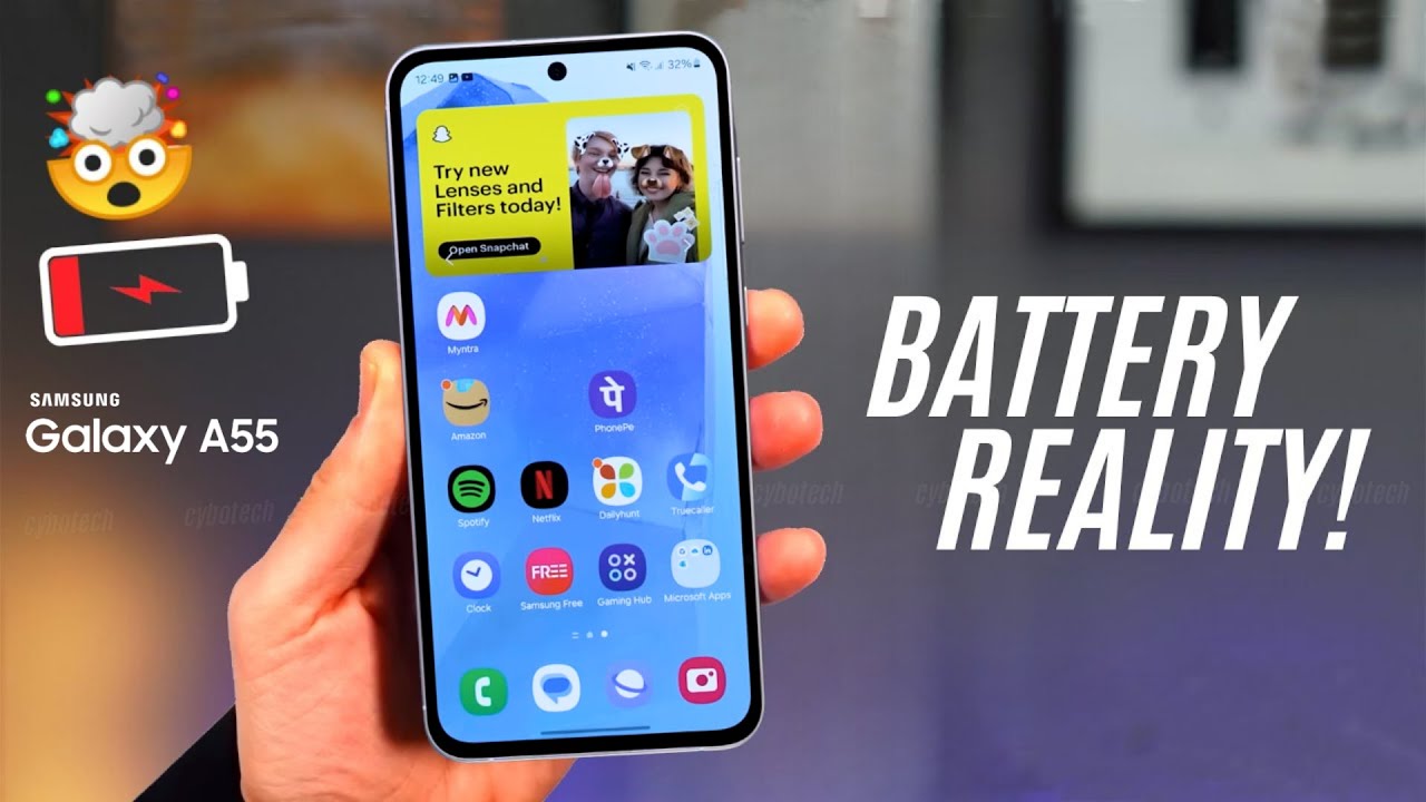 Samsung Galaxy A55 5G - Battery Life Reality! - YouTube