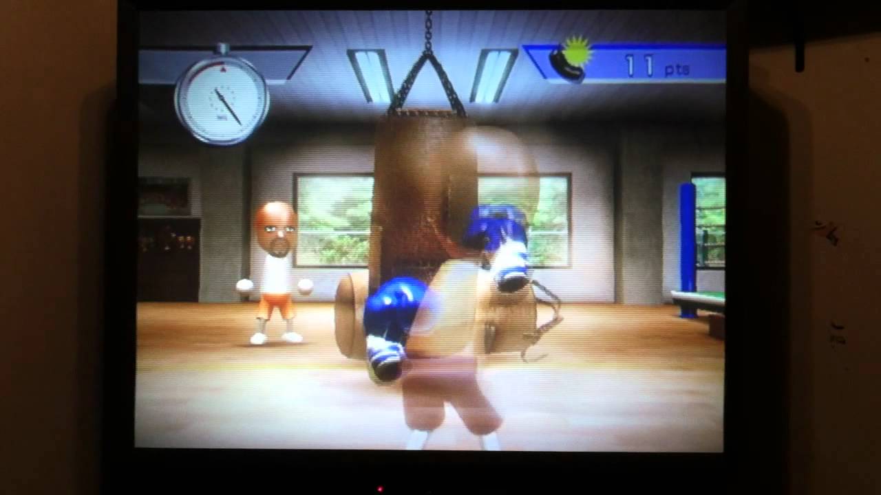 Wii Sports Boxing Training - YouTube