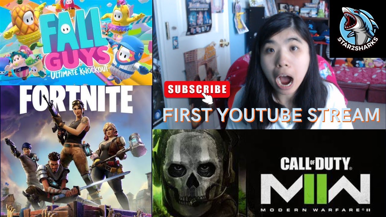 FIRST YOUTUBE STREAM - YouTube