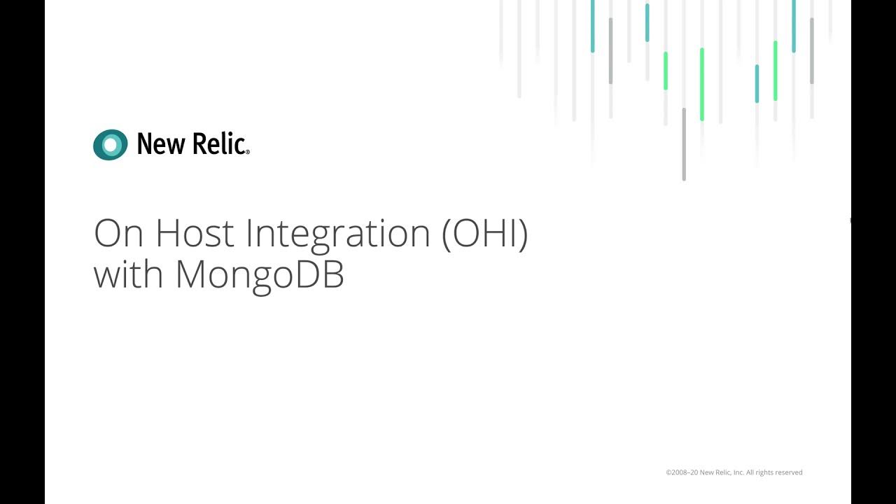New Relic On Host Integration with MongoDB - YouTube