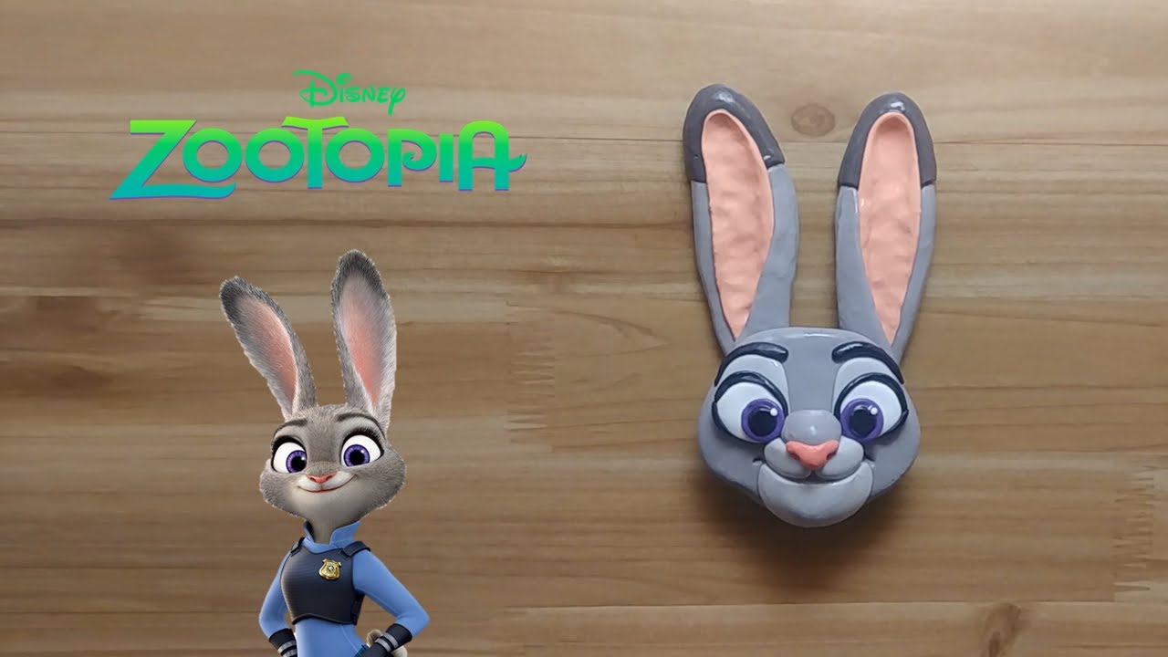 Zootopia Judy clay cracking making 주토피아 주디 클레이로 만들기 - YouTube