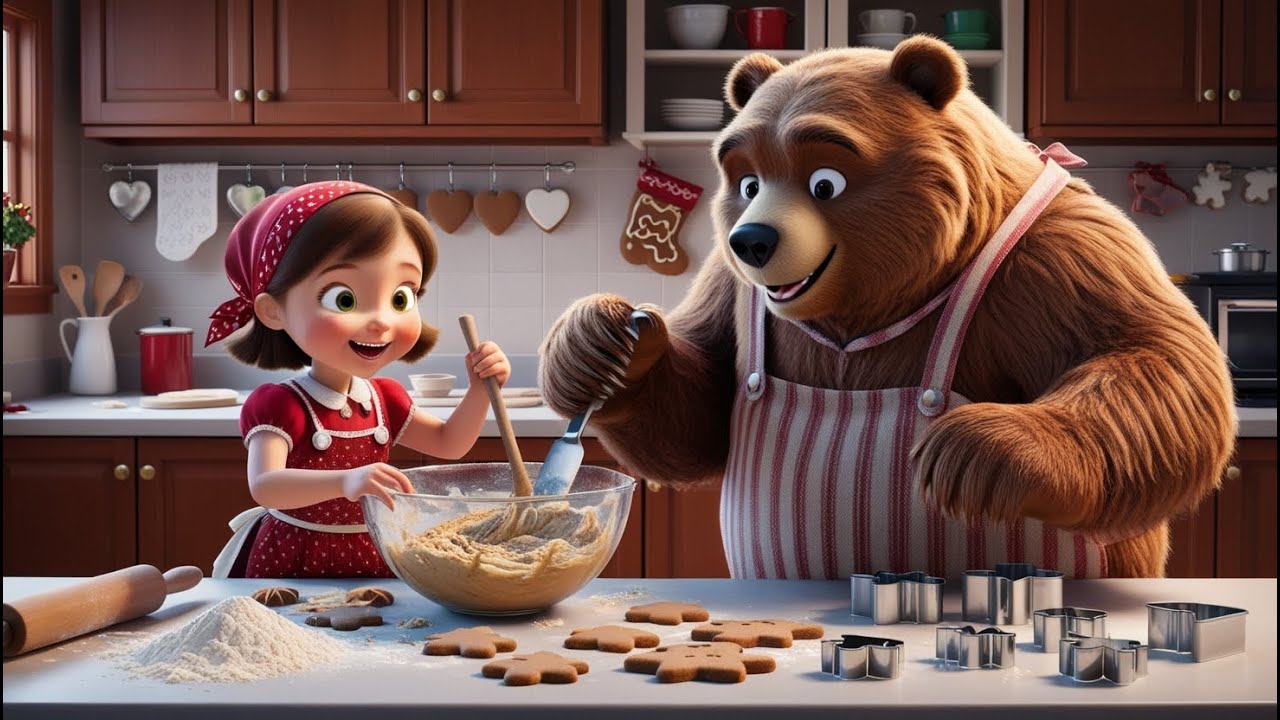 🐻🍪 Trouble in the Kitchen: Masha & Bear’s Gingerbread Fun 🎄 - YouTube