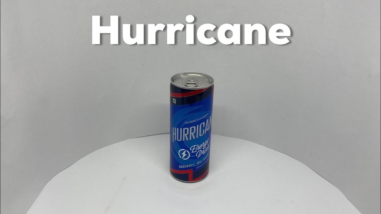 Hurricane Energy Drink - YouTube