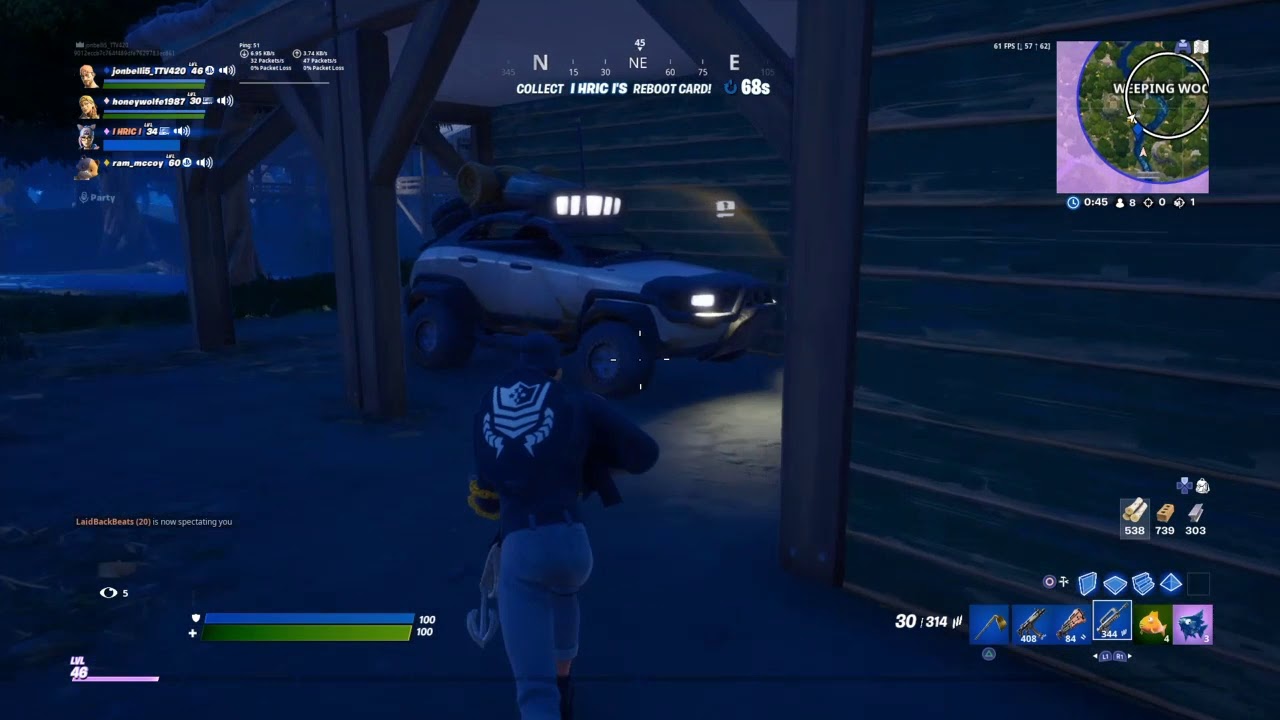 Fortnite victory royale with the guild skin squads - YouTube