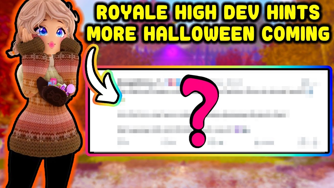 Royale High Dev Hints Another Halloween Update Is Possibly Coming ...