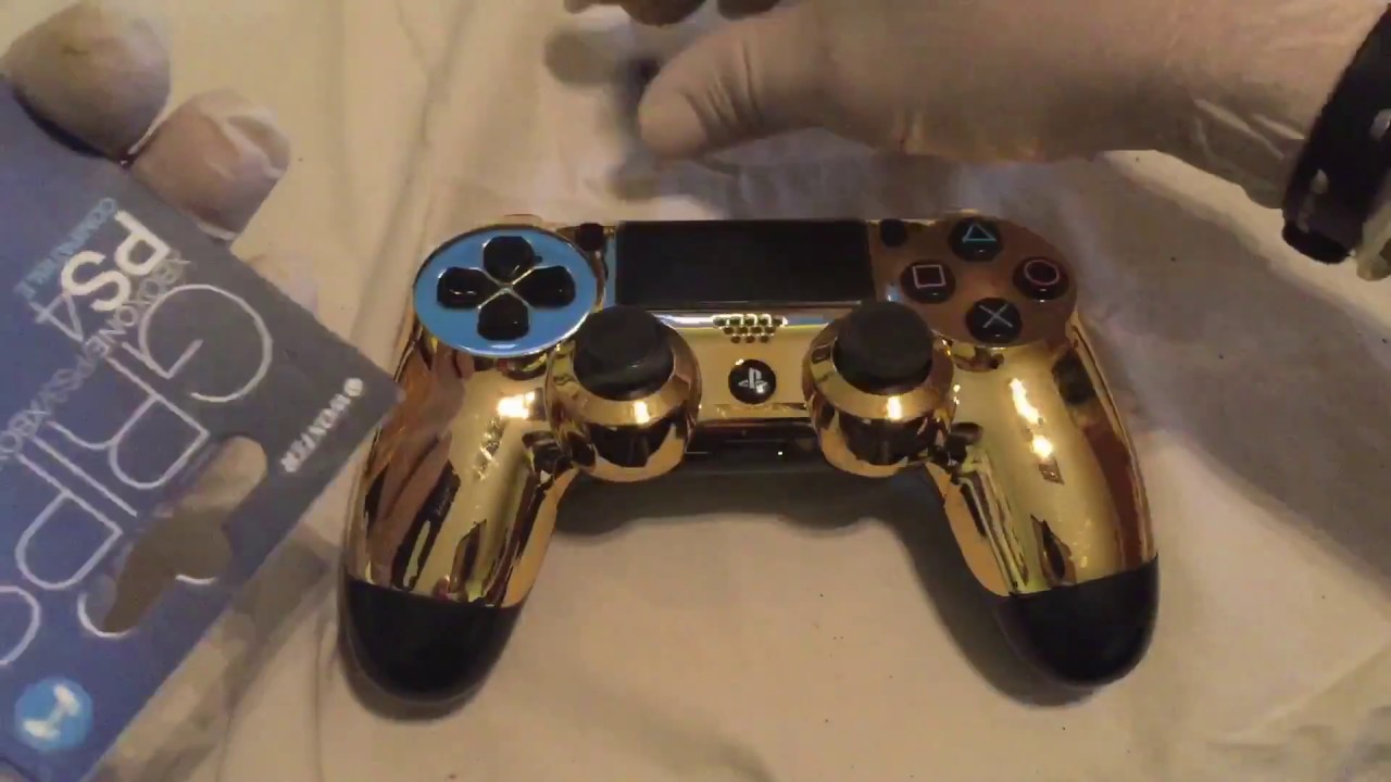 DUALSHOCK 4 | CRAFTING | ASPECTO GOLD & BLACK"| - YouTube