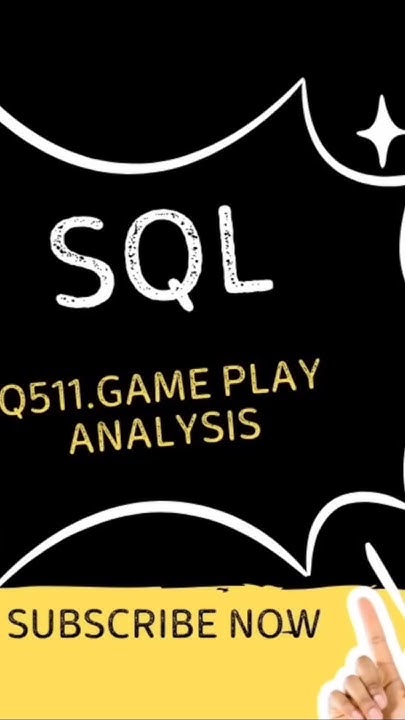 leetcode sql Q511.Game Play Analysis #leetcodesql #interviews #sqlpractice - YouTube