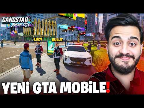 YENİ GTA 5 MOBİL OYUNU! EKİPLE BERABER SOYGUN YAPIYORUZ! Gangstar Mirage City