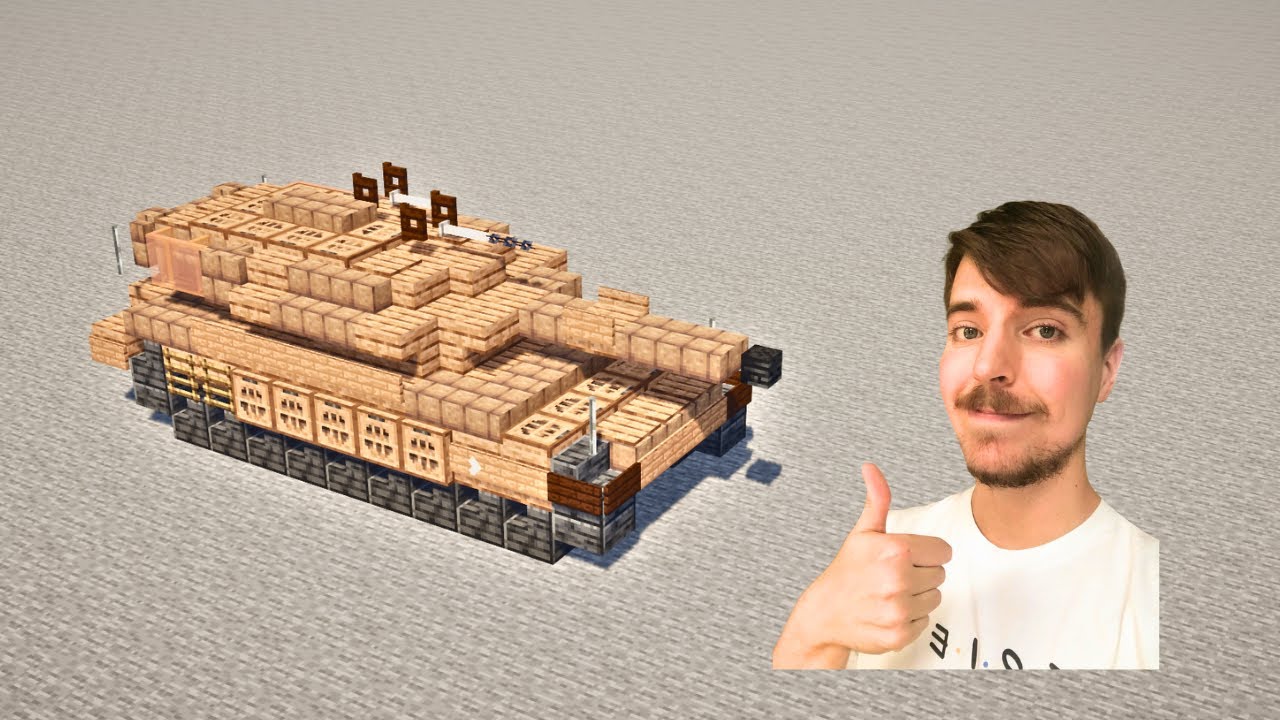 I Build ISRAEL MERKAVA 4 TANK in Minecraft / Tutorial - YouTube