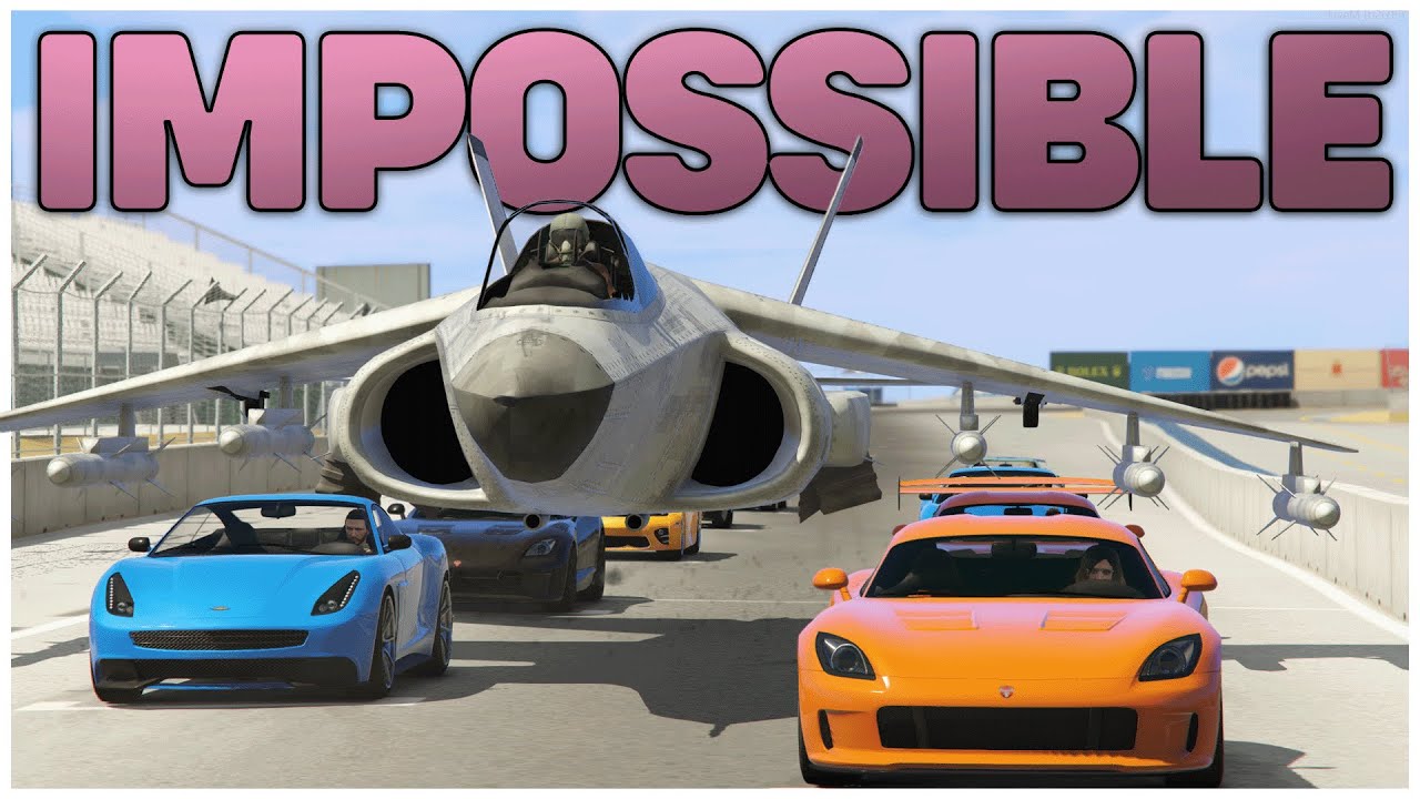Is It Possible to Complete a Race While Being Hunted by Jets? - YouTube