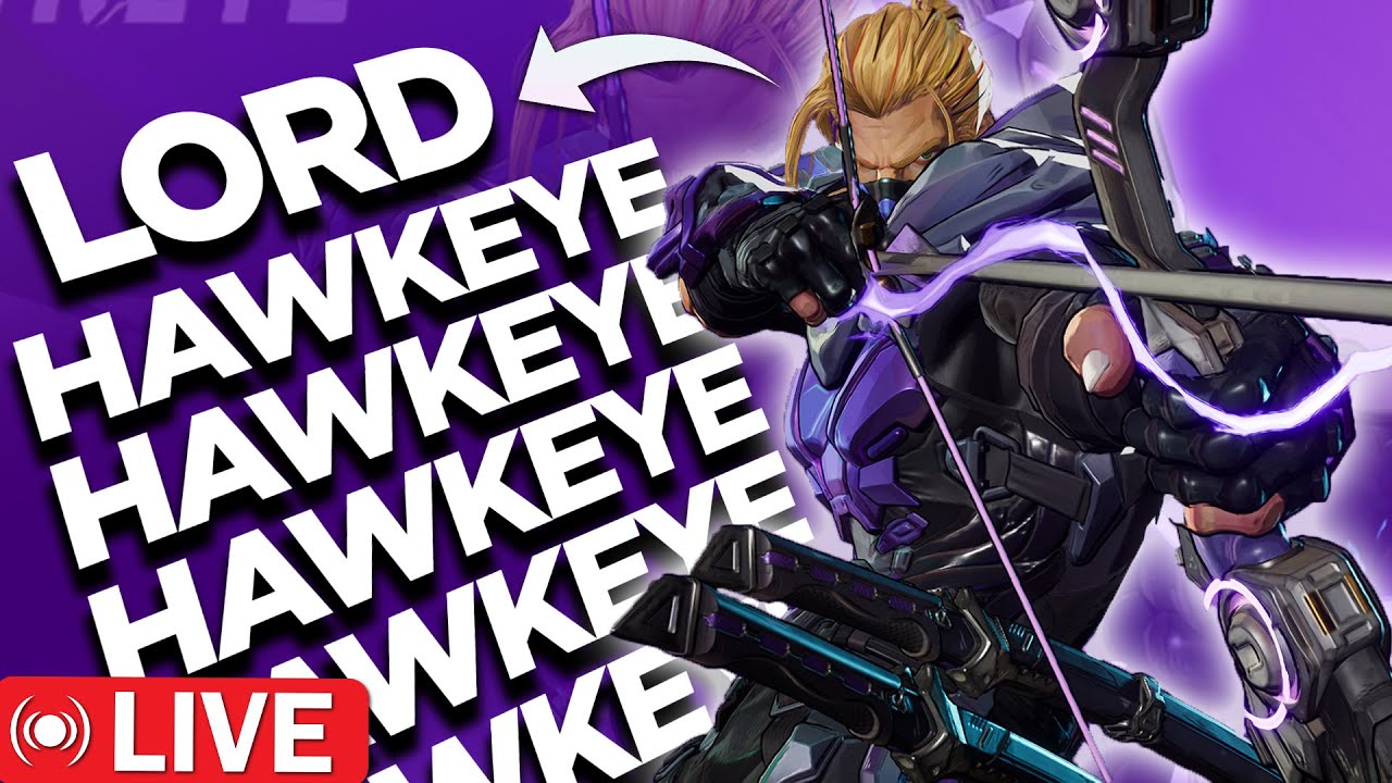 🔴LORD IN EVERY CHARACTER CHALLENGE - HAWKEYE #1 🏹🏹 | MARVEL RIVALS LIVE ...