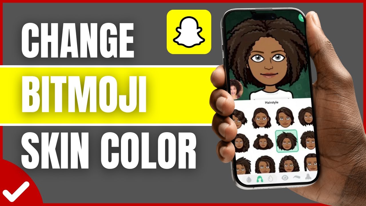 How to Change Bitmoji Skin Color on Snapchat | Change Skin Tone On ...