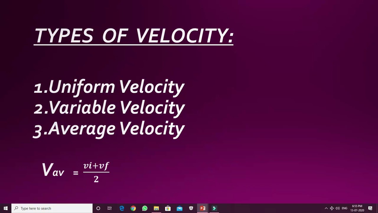 Difference between Acceleration and velocity - YouTube
